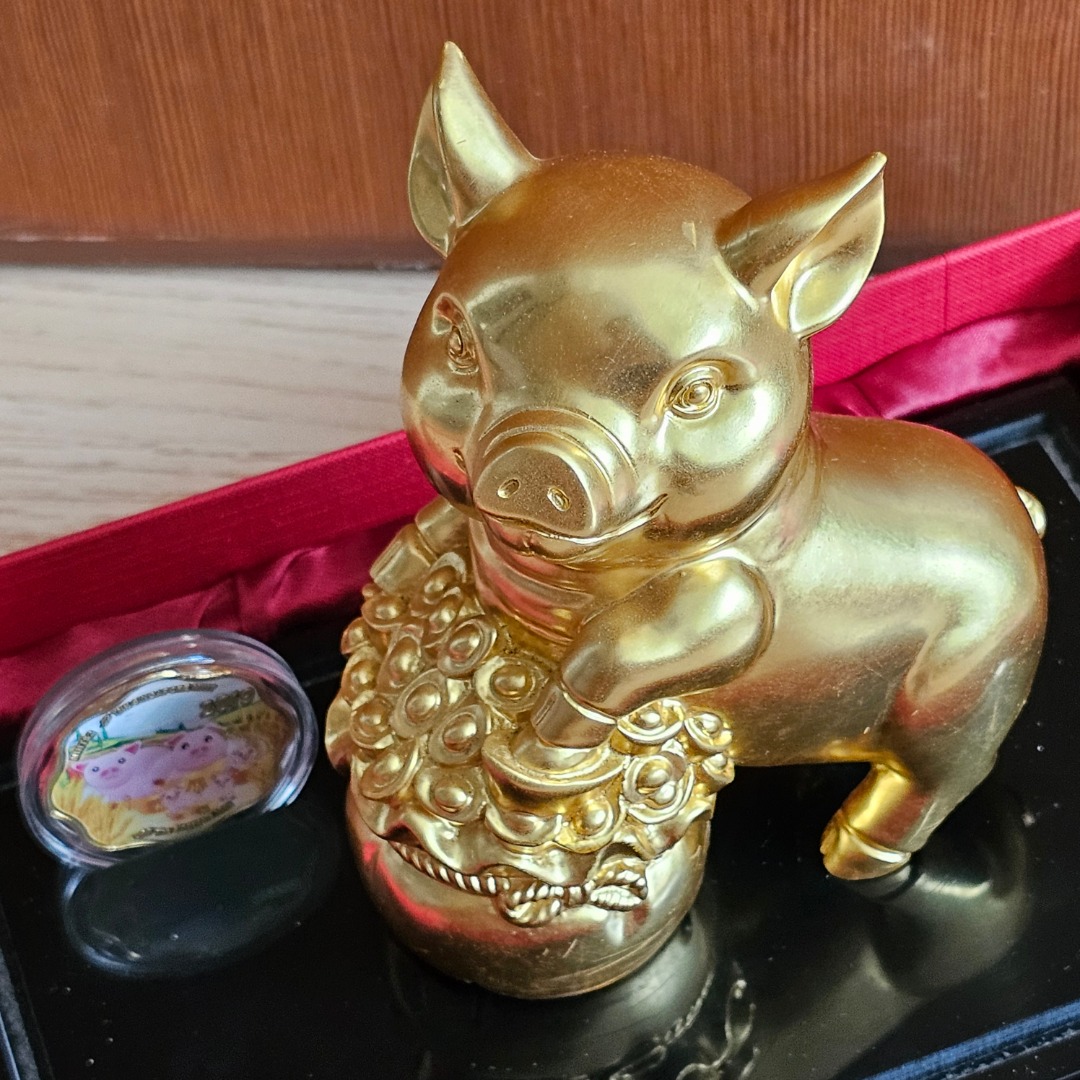The Singapore Mint 2019 Lunar Year of the Gold / Golden Boar / Pig ...
