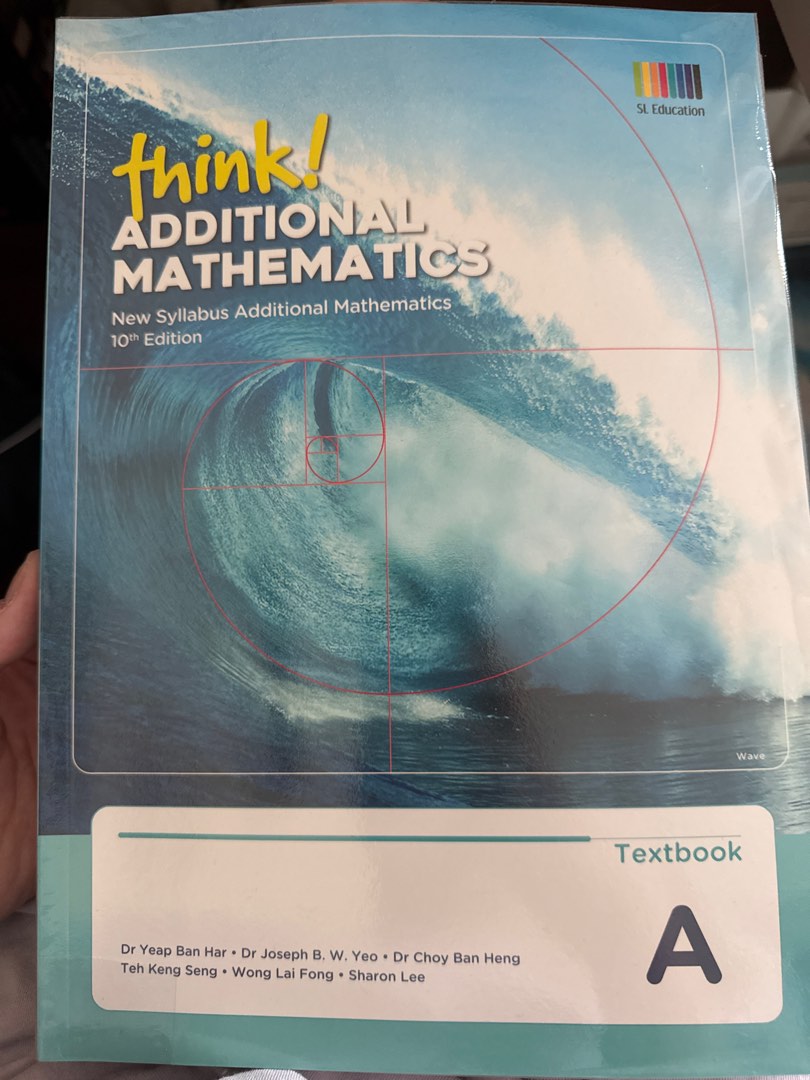Think! Additional Mathematics Textbook A, Hobbies & Toys, Books ...