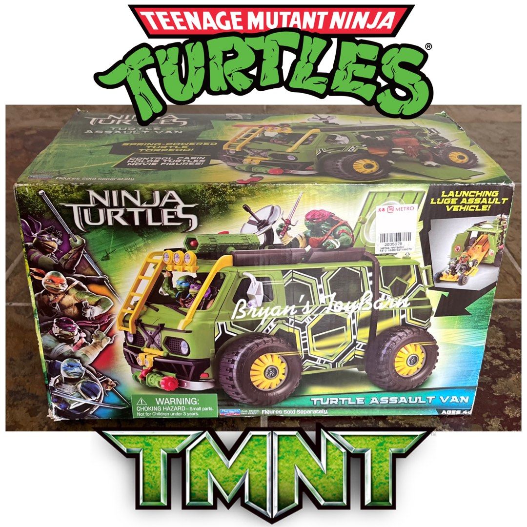 TMNT Teenage Mutant Ninja Turtles Assault Van Transforming Vehicle from ...