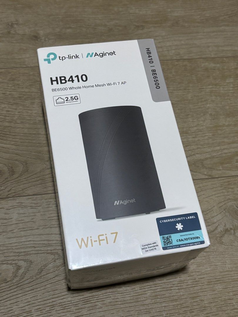 TP-Link Aginet HB410 BE6500 Wi-Fi 7 Mesh Router, Computers & Tech ...