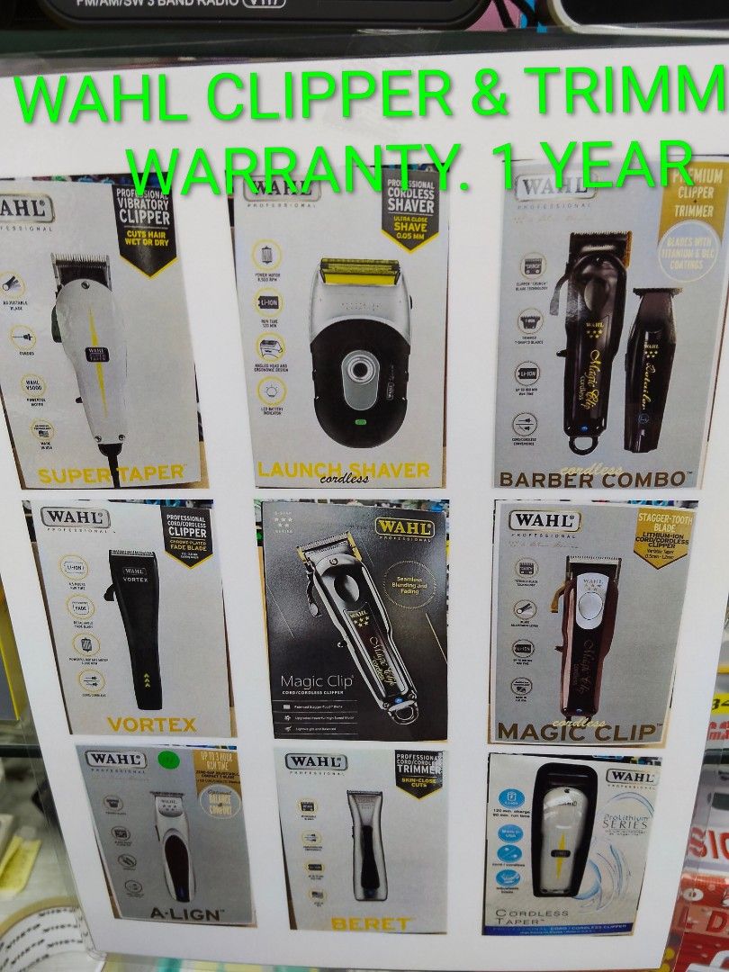 WAHL CORDLESS CLIPPER TRIMMER, Beauty & Personal Care, Men's Grooming ...