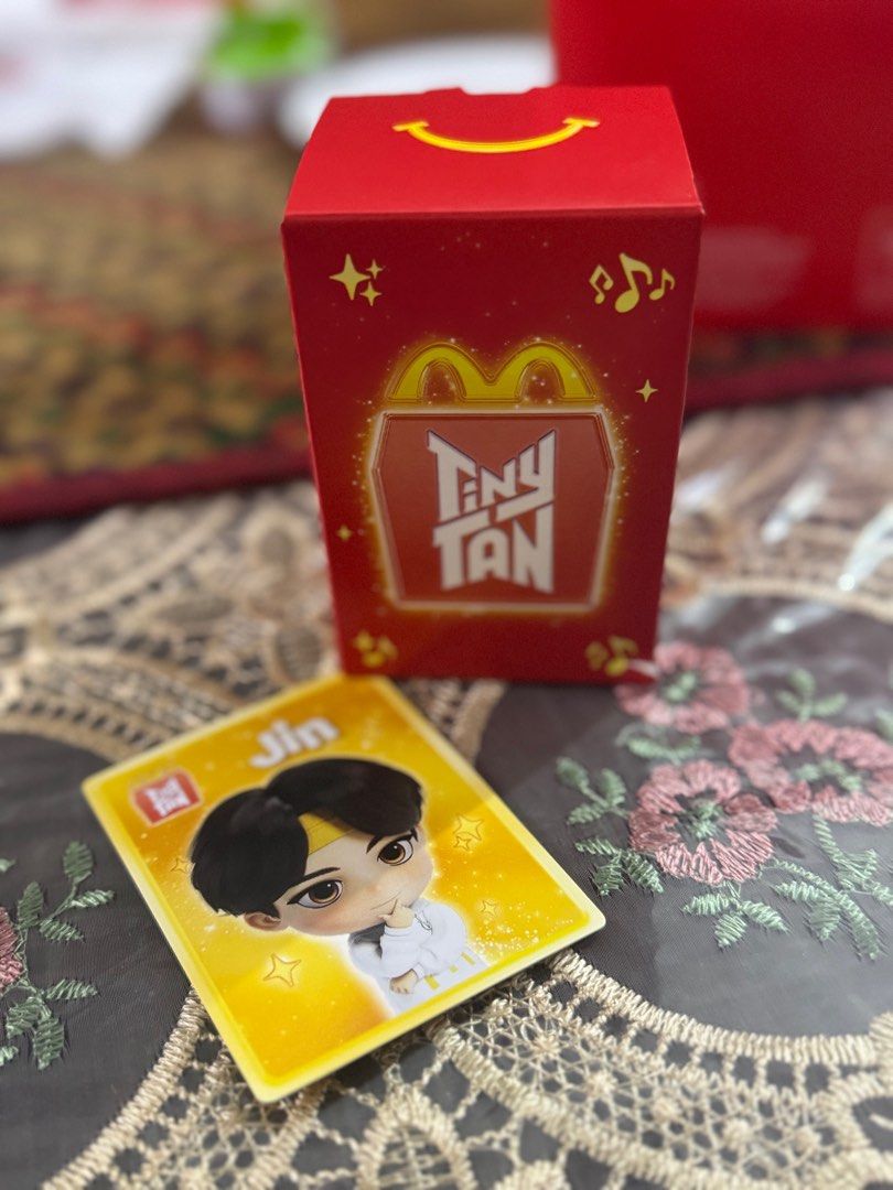 WTT McDonald's Tiny Tan Jin Card with Jimin, Hobbies & Toys, Toys ...