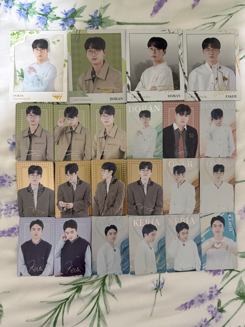 [WTS/WTT] T1 Worlds 2025 Merchandise Photocard Polaroid Doran Oner ...