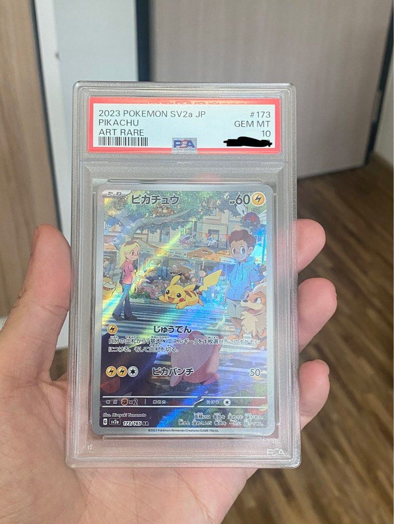 151 Pikachu AR PSA10 Pokemon Slab, Hobbies & Toys, Toys & Games on ...