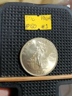 1908 50 Centavos, Hobbies & Toys, Memorabilia & Collectibles, Currency ...