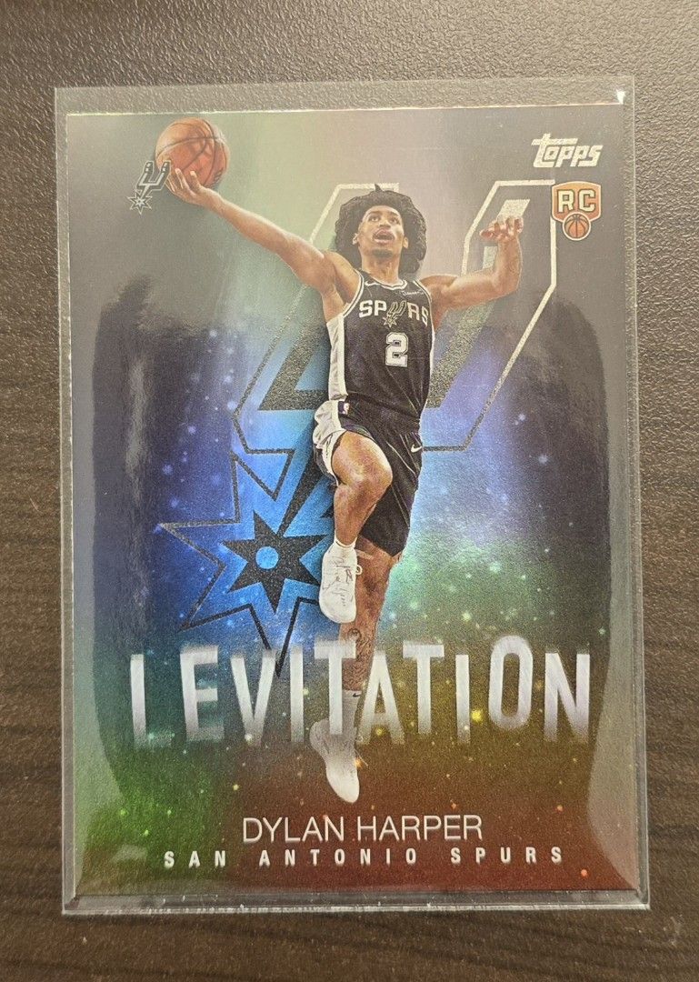 2025-26 Topps Chrome Dylan Harper RC Levitation SP, Hobbies & Toys ...
