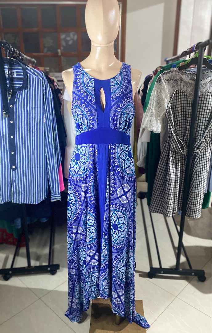 🌸 Beautiful Aztec Assymetrical Cut Out Flowy Maxi Dress 🌸, Women's ...