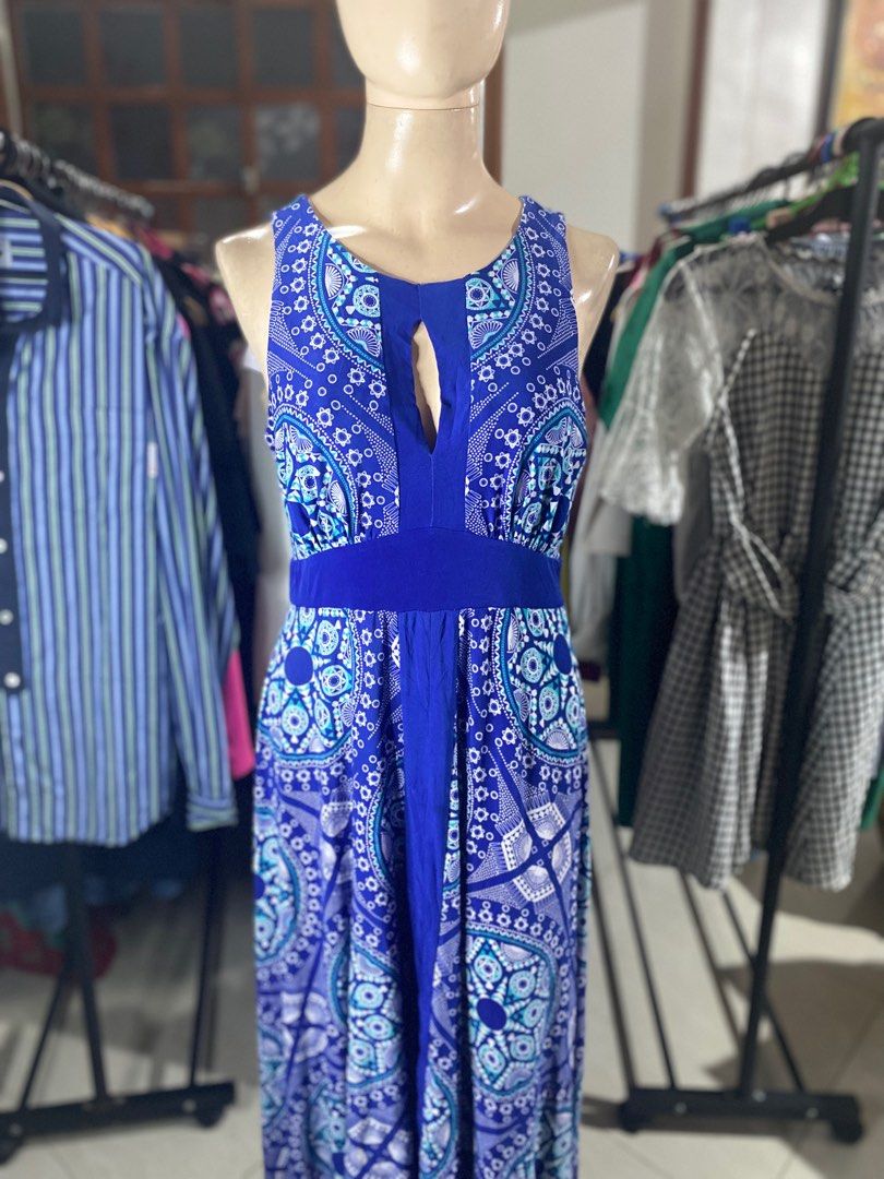 🌸 Beautiful Aztec Assymetrical Cut Out Flowy Maxi Dress 🌸, Women's ...