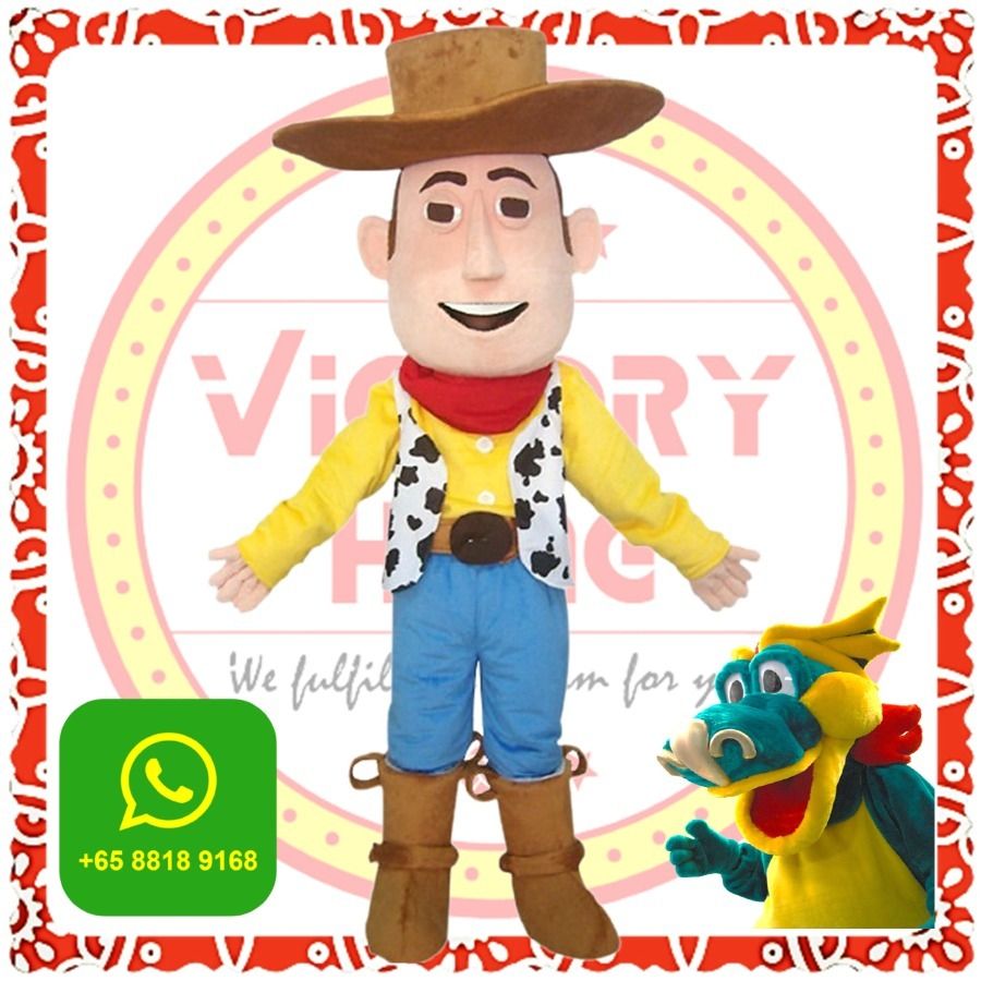 🤠 Woody Mascot Costume – Toy Story, Hobbies & Toys, Occasions & Party ...