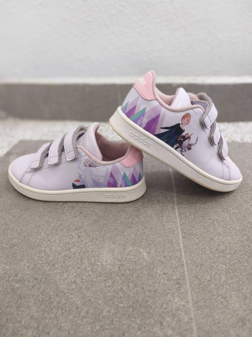 Adidas x Disney Frozen Anna and Elsa Sneakers, Babies & Kids, Babies ...