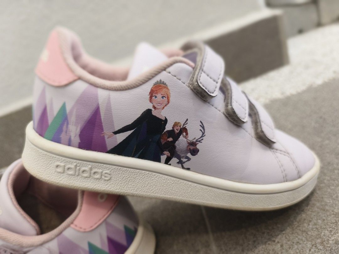 Adidas x Disney Frozen Anna and Elsa Sneakers, Babies & Kids, Babies ...