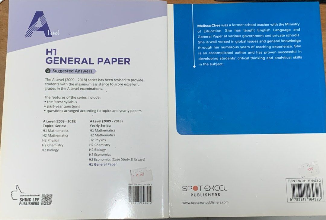 A-Level General Paper Books (2009-2018), Hobbies & Toys, Books ...