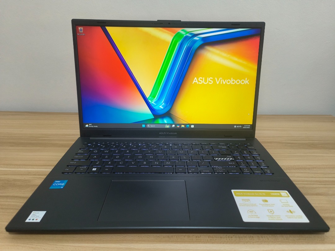 Asus Vivobook 15 Intel Core i3 12th Gen 8GB 512GB FHD Backlit Key Entry ...