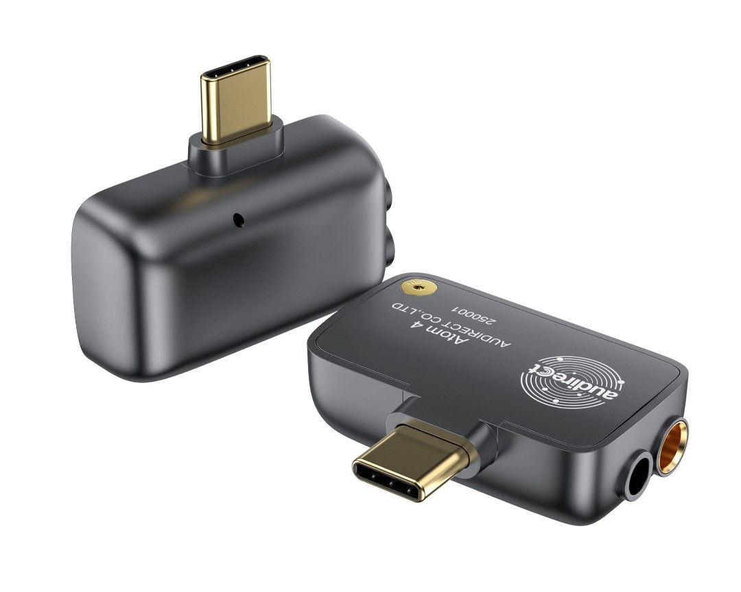 Audirect Atom 4 USB-C DAC 轉接器 3.5+4.4, 音響器材, Soundbar、揚聲器、藍牙喇叭、耳擴 ...