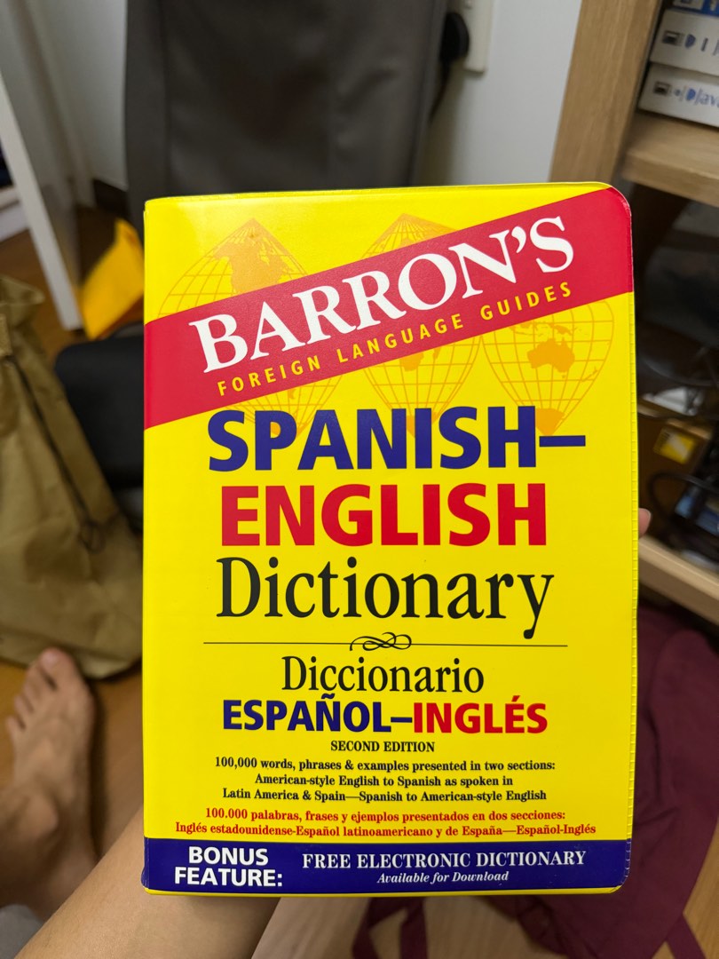 Barron's Spanish-English Dictionary (Second Edition), Hobbies & Toys ...
