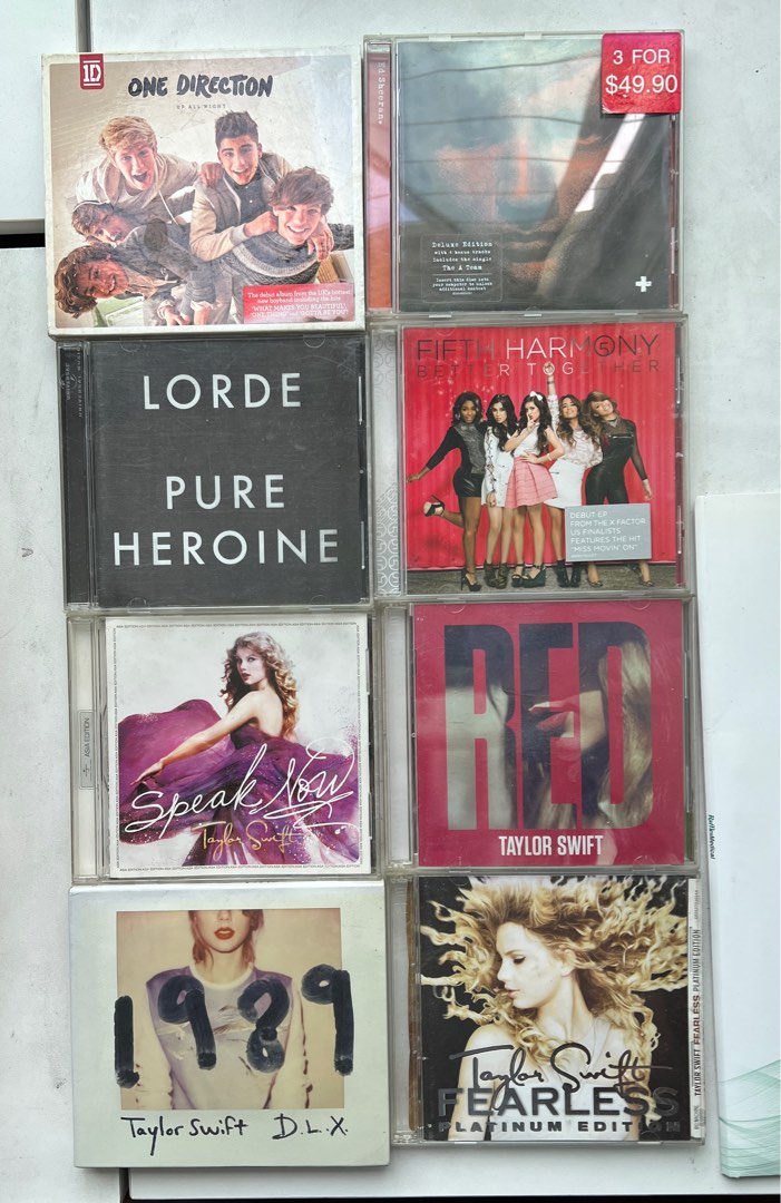 CDs - One Direction, Taylor Swift, Lorde, Fifth Harmony, Hobbies & Toys ...