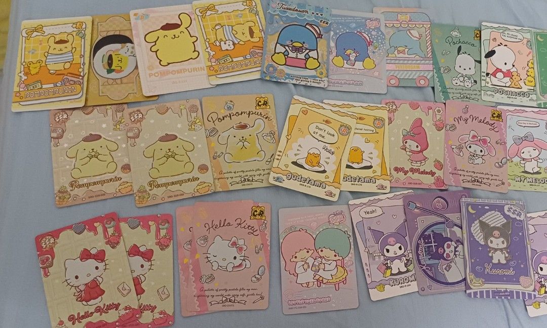 CHEAPEST Sanrio Character Trading Cards kuromi,hello kitty , keroppi,my ...