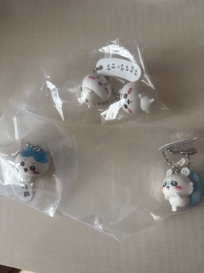 Chiikawa Hachiware Momonga Keychains, Hobbies & Toys, Toys & Games on ...