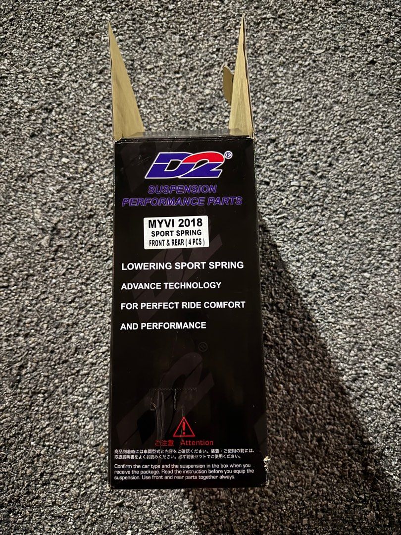 D2 Suspension Sport Spring for Myvi / Axia, Auto Accessories on Carousell