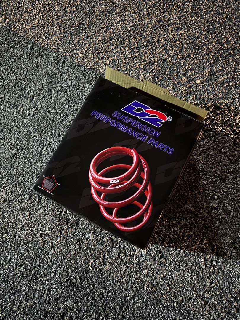 D2 Suspension Sport Spring for Myvi / Axia, Auto Accessories on Carousell