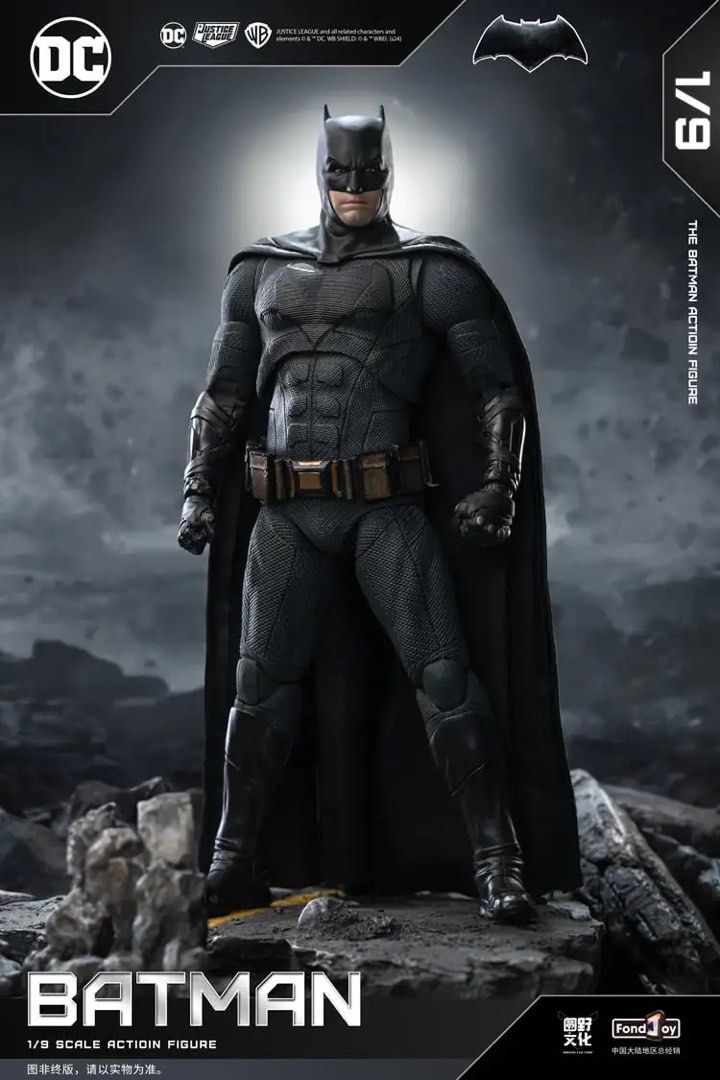 DC Official FONDJOY toys 1/9 Batman Ben Affleck Justice League action ...