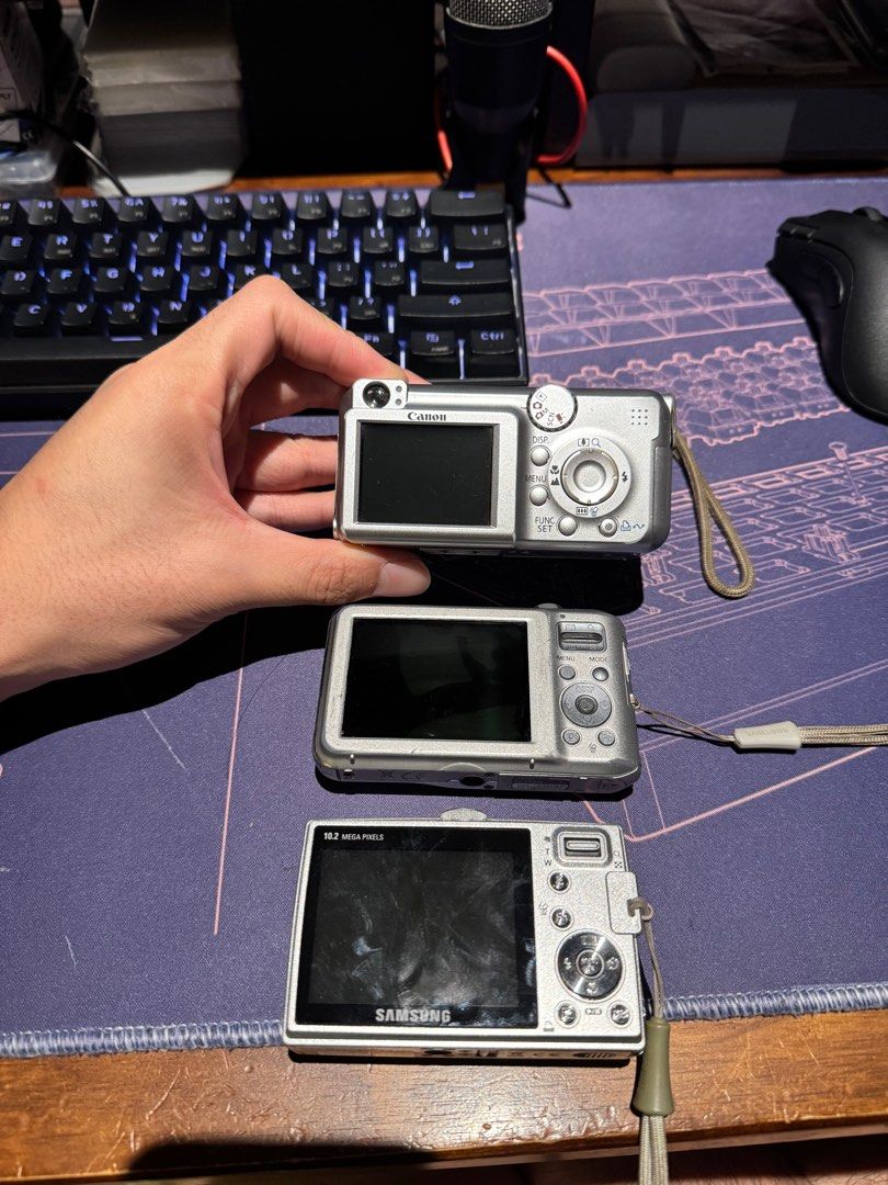 Digicam bundle - spoilt (price for all 3), Photography, Cameras on ...