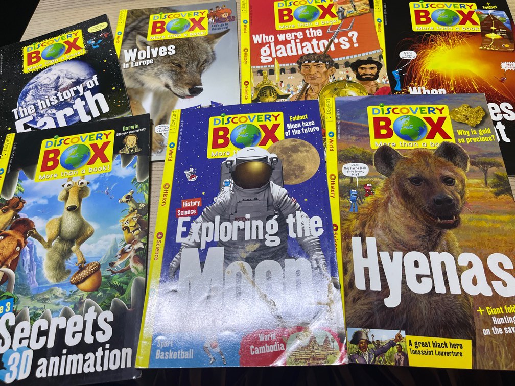 Discovery box issues 130-136, Hobbies & Toys, Books & Magazines ...