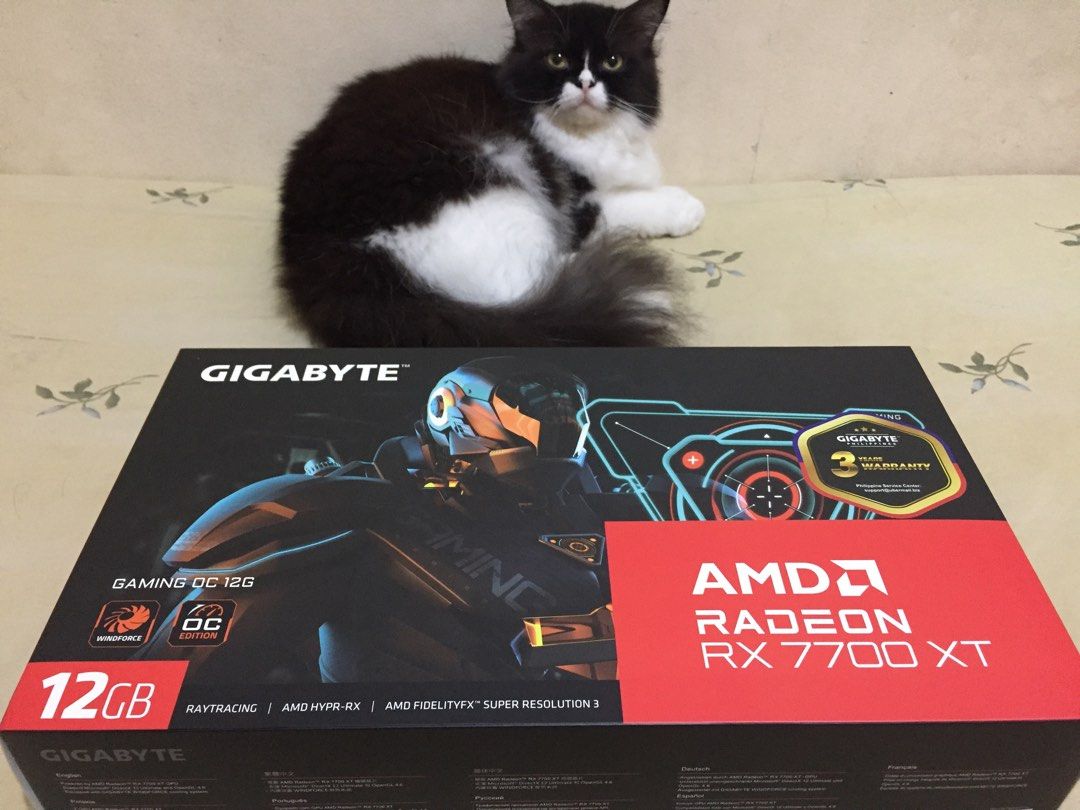 Gigabyte AMD Radeon RX 7700 XT 12GB, Computers & Tech, Parts ...