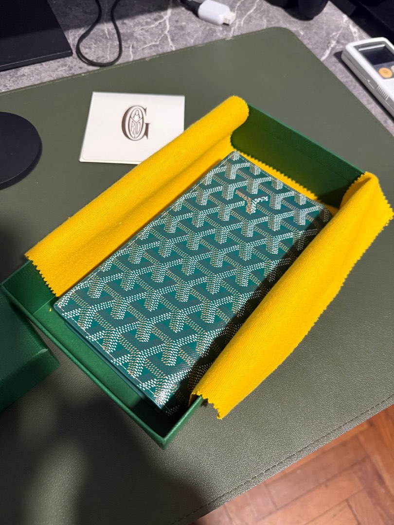 Goyard long wallet, Luxury, Bags & Wallets on Carousell