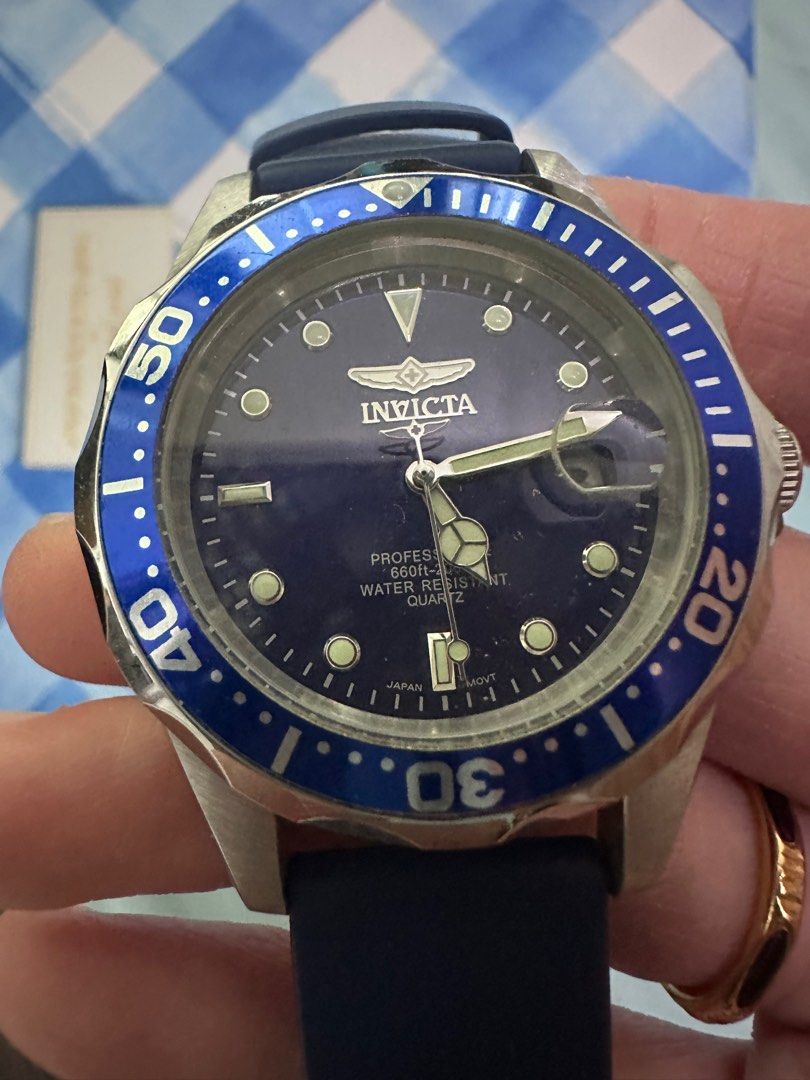 Invicta Pro Diver 9204 Men's Watch, Men's Fashion, Watches ...