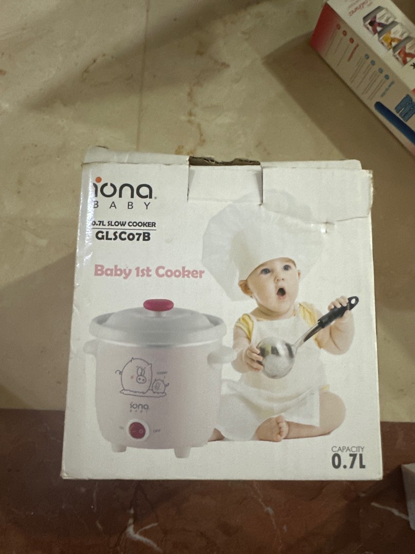 Iona Baby 0.7L Slow Cooker GLS07B, TV & Home Appliances, Kitchen ...