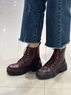 Tokyo Bopper Belly Button Platform Boots, Women's Fashion, Footwear ...