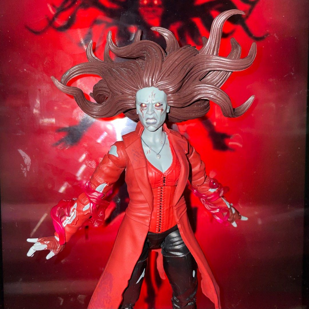 Marvel Legends Zombie Wanda Scarlet Witch Figure What If Marvel Zombies ...