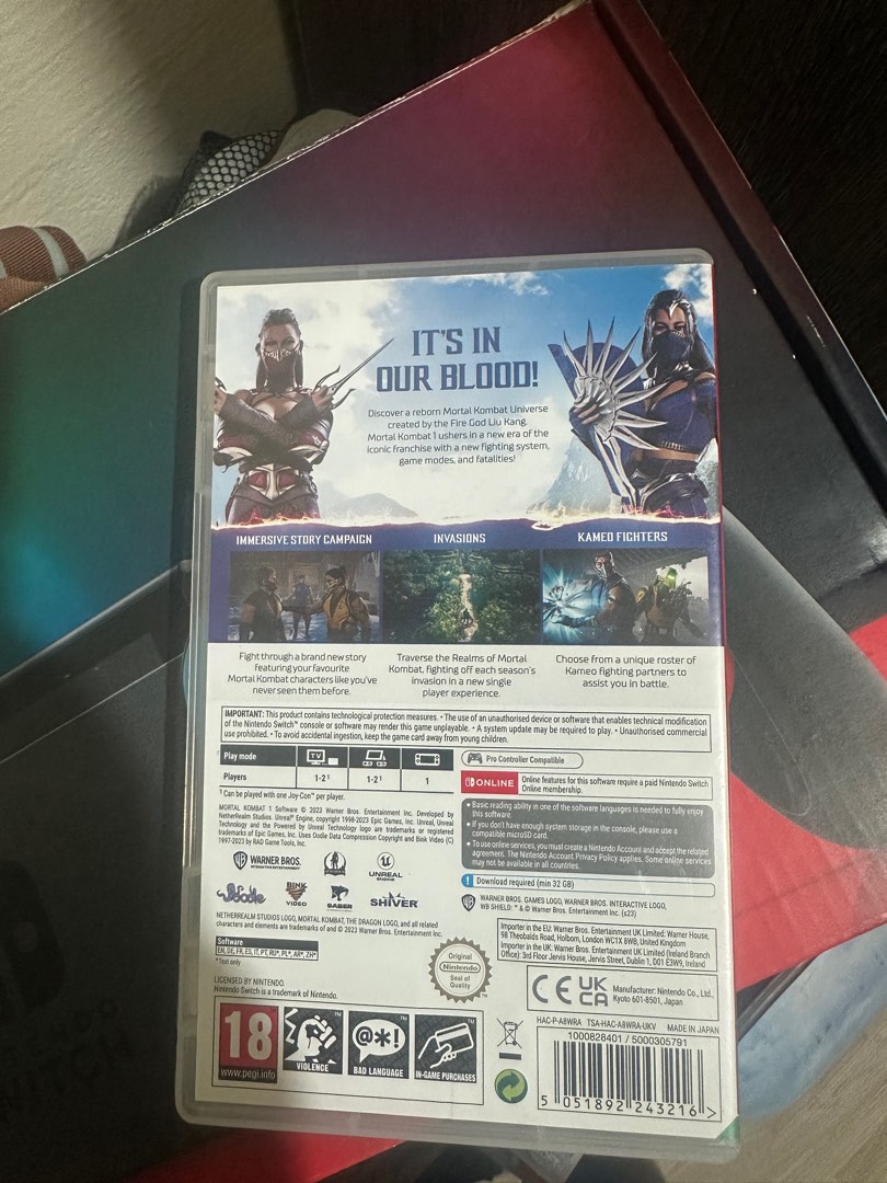 Mortal Kombat 1 / Assassin Creed The Rebel Collection - Nintendo Switch ...