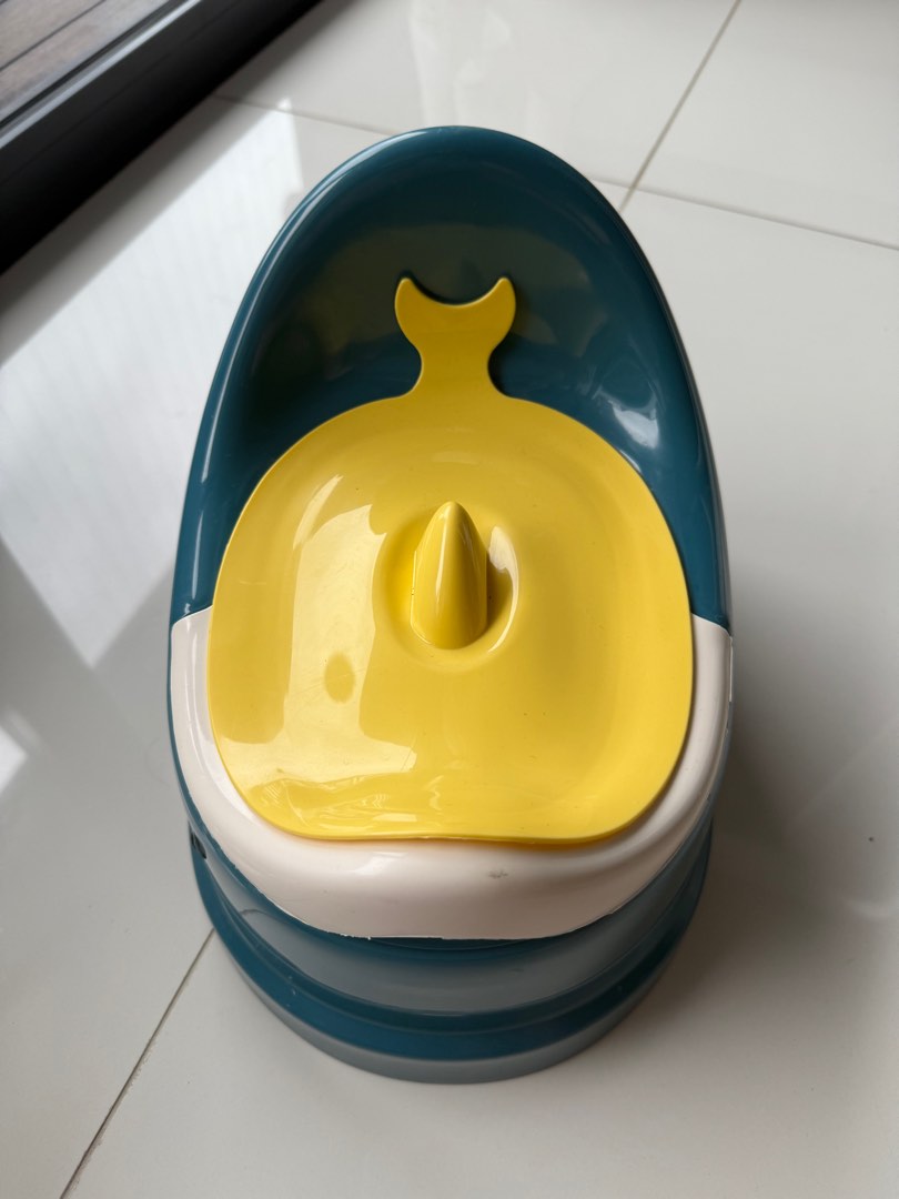 New Baby Potty Training Seat - Blue and Yellow, Babies & Kids, Bathing ...