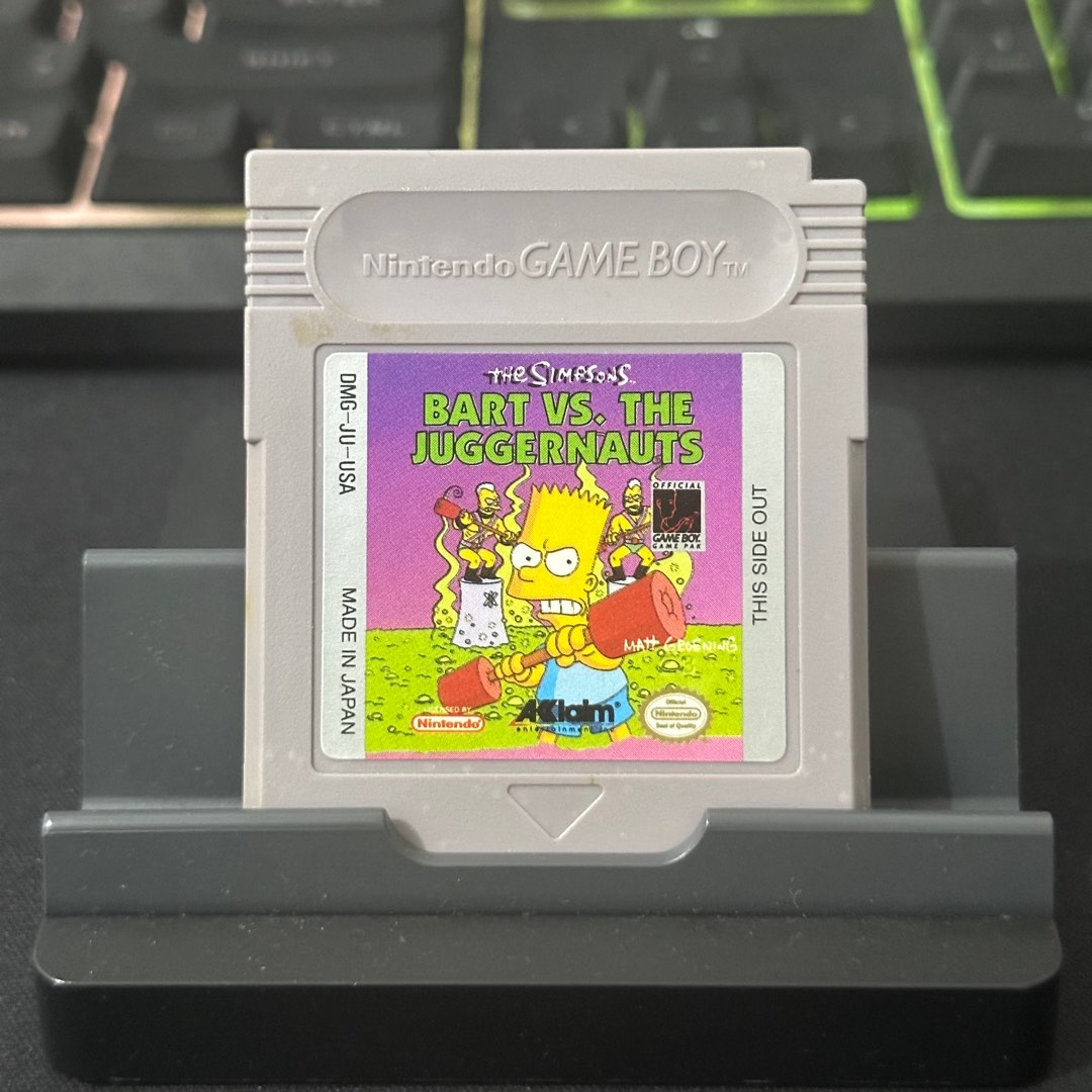 Nintendo Gameboy - The Simpsons Bart vs. The Juggernauts, Video Gaming ...