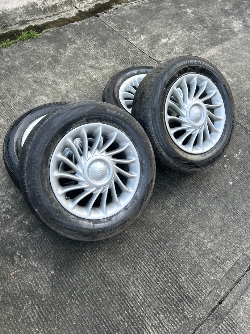 OEM Toyota BB mags+free tires, Car Parts & Accessories, Mags and Tires ...