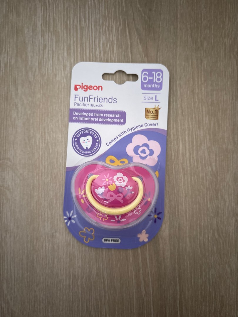 Pigeon FunFriends Pacifier (6-18 Months), Babies & Kids, Nursing ...
