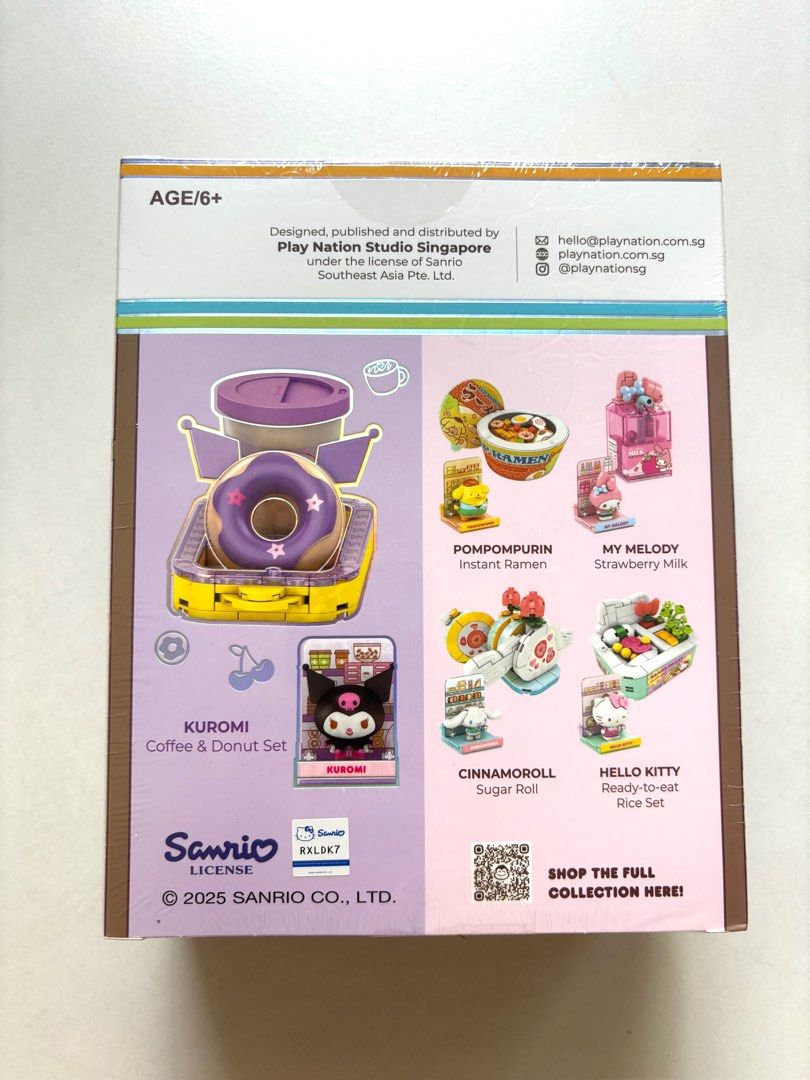 Play Nation x Sanrio Kuromi Building Block Set, Hobbies & Toys, Toys ...