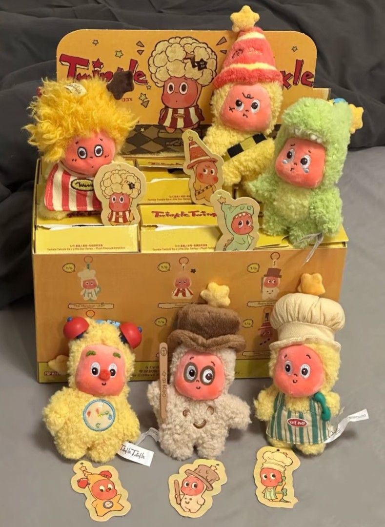 POPMART TWINKLE TWINKLE - Be a Little Star V2 Plush Pendant Blind Box ...