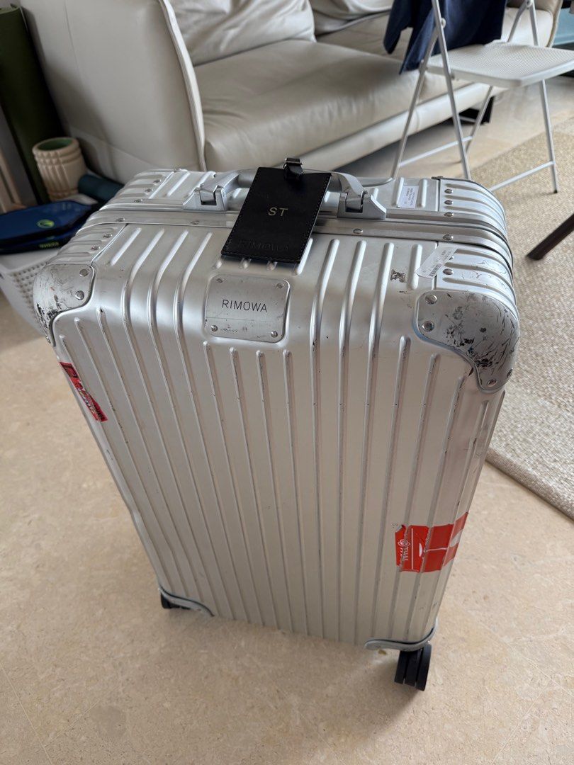 Rimowa Classic Check-in M Sized Silver Suitcase, Hobbies & Toys, Travel ...