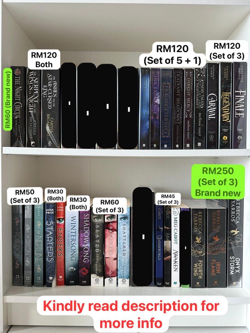 Romantasy Fantasy TikTok books fiction YA NA [Please read description ...