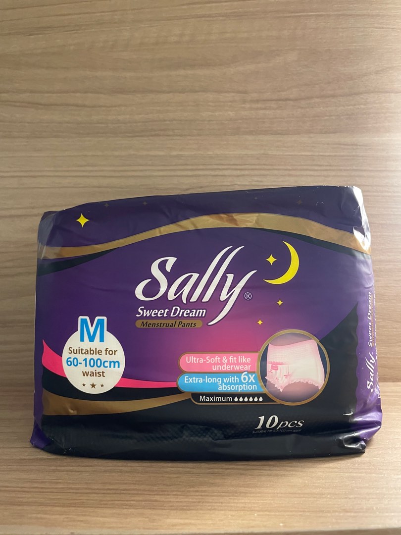 Sally Sweet Dream Menstrual Pants - M Size, Beauty & Personal Care ...
