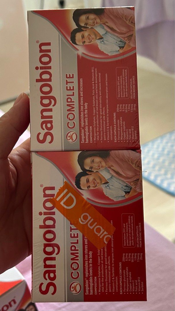 Sangobion Complete Value Pack (2 x 28s), Health & Nutrition, Health ...