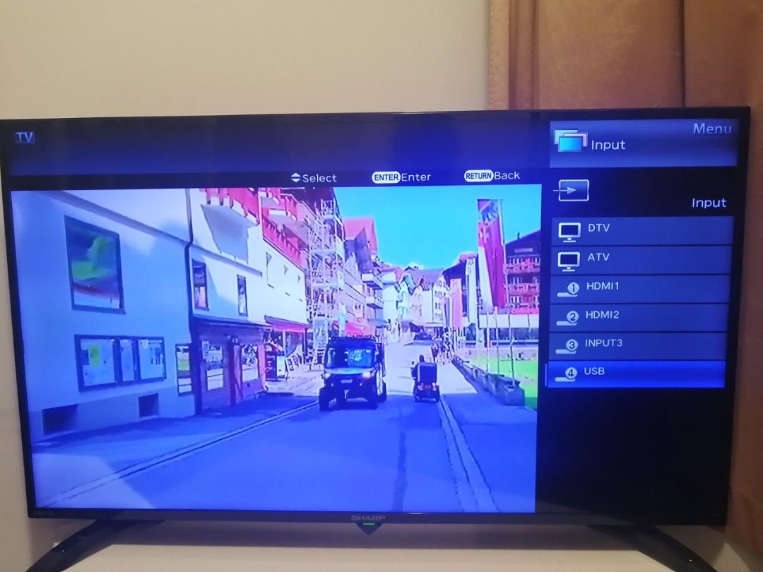 Sharp LED 40” TV, TV & Home Appliances, TV & Entertainment, TV on Carousell