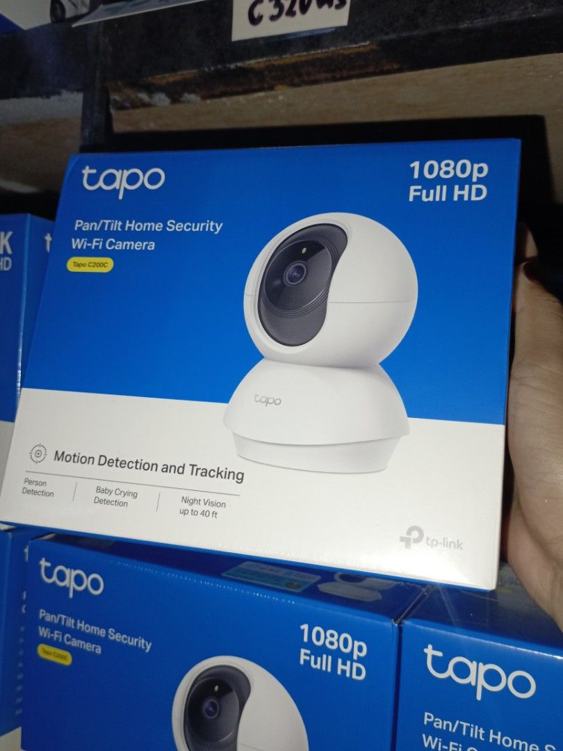 TP-Link Tapo C200 Pan/Tilt Wi-Fi Camera, Furniture & Home Living ...