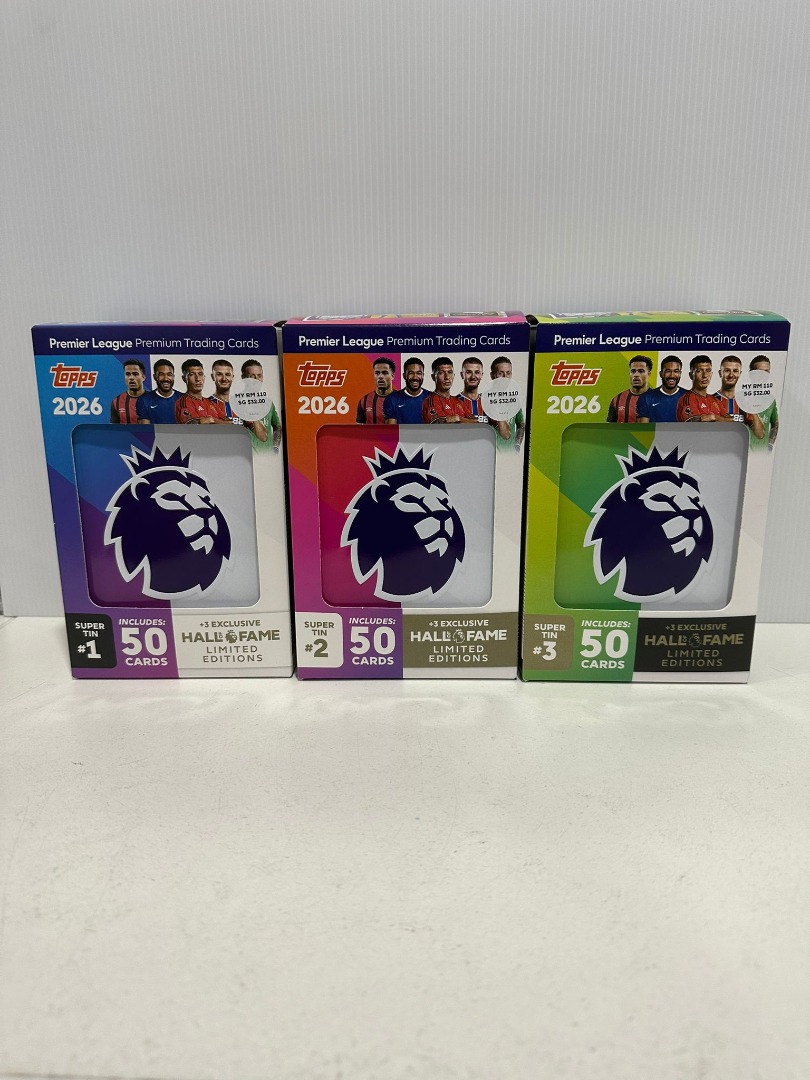 [Trading Cards] [Ready Stocks] Topps Premier League 2026 Debut Edition ...