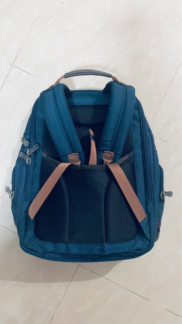 Tumi Alpha Bravo Knox Backpack in a dark blue color., Men's Fashion ...