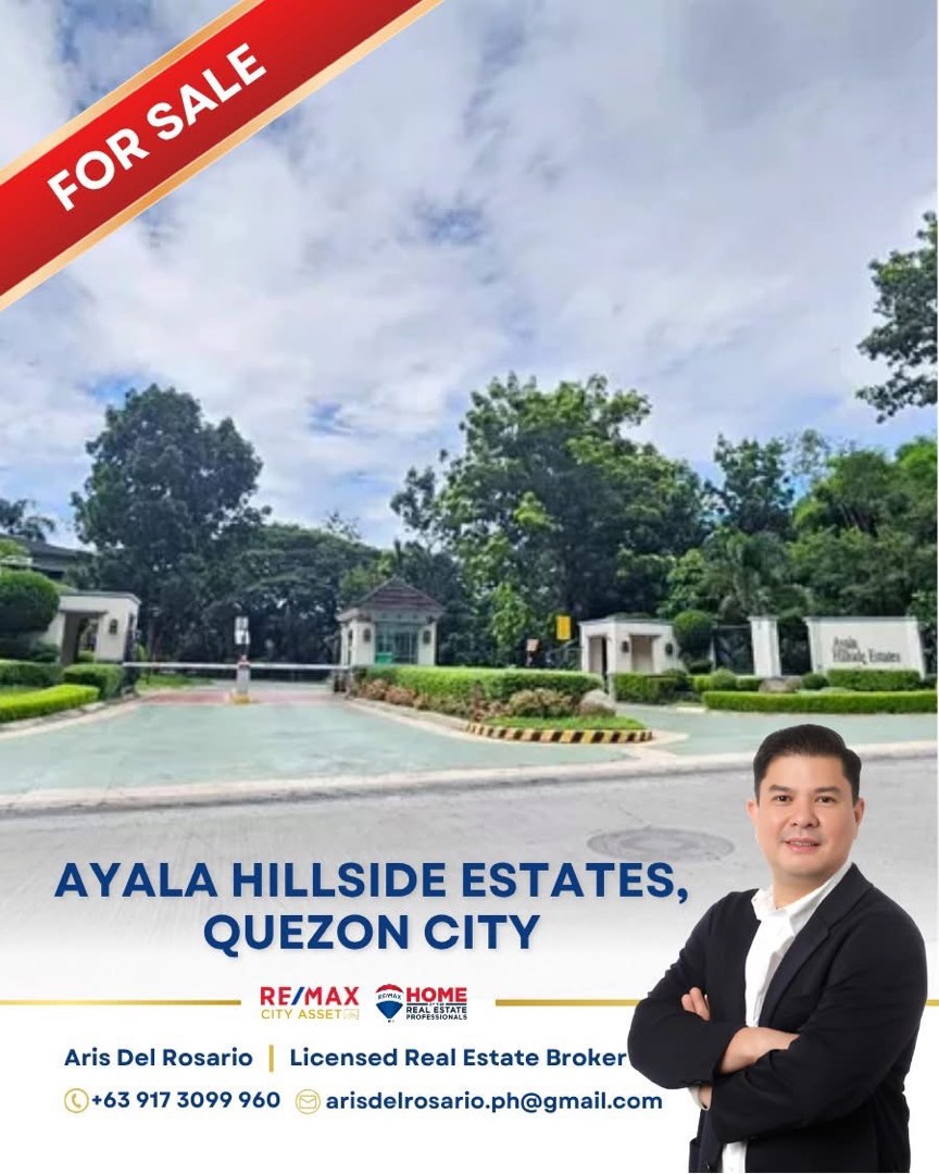 Vcant Lot for Sale in Ayala Hillside Estate QC, Property, For Sale ...