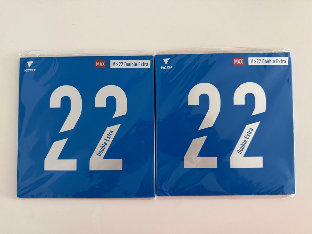 Victas V>22 Double Extra Table Tennis Rubber, Sports Equipment, Sports ...